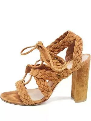 GIANVITO ROSSI 110mm Suede Heeled Sandals