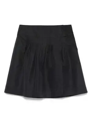 JIL SANDER 2000s Pintuck-detailed Mini Skirt