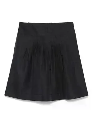 JIL SANDER 2000s Pintuck-detailed Mini Skirt
