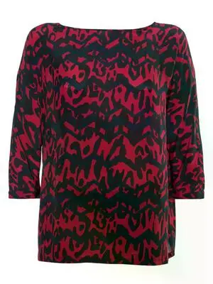 Missoni Abstract Print Three-quarter Sleeve Top