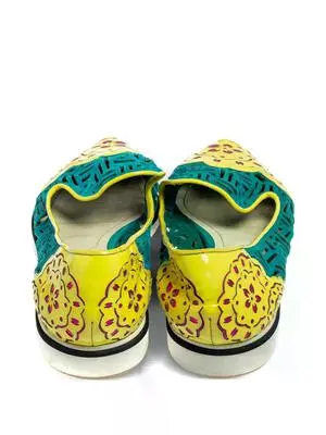 NICHOLAS KIRKWOOD Leather Slip-on Sneakers
