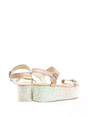 Stella McCartney 60mm Buckle Platform Sandals