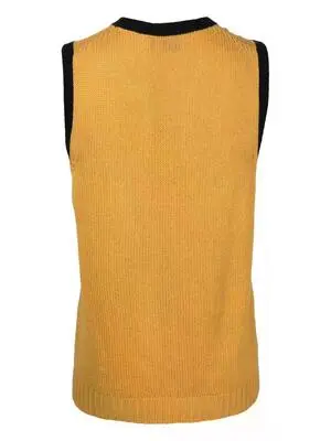 Prada Colour-block Knitted Vest