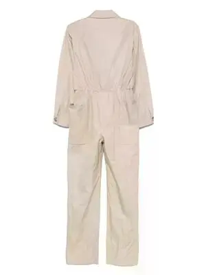Saint Laurent Cotton Twill Jumpsuit