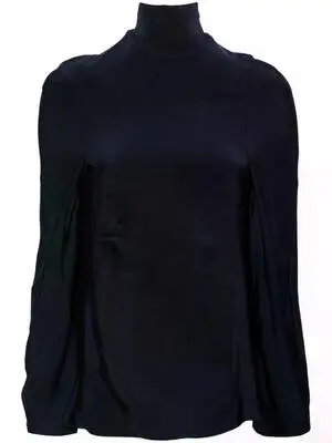 JIL SANDER 2000s Cape Roll-neck Jumper