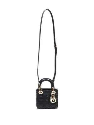 Dior Micro Lady Tote Bag - Black