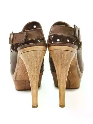 Marni 135mm Perforated Wood-platform Sandals