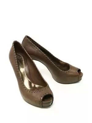 Gucci 105mm Whipstitch-trim Pumps