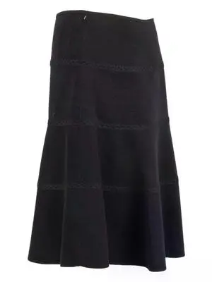 Alaïa Wool Midi Skirt