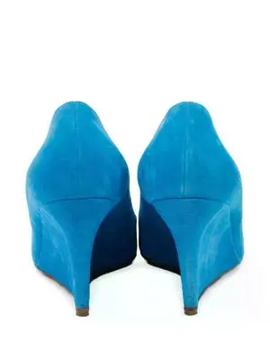 SERGIO ROSSI 90mm Wedge Pumps