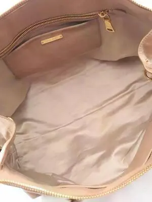 Miu Miu 2000s Madras Leather Tote Bag