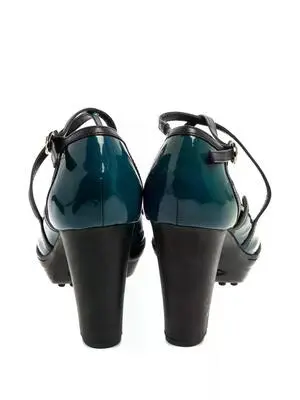 TOD'S 100mm Buckled Patent-leather Pumps