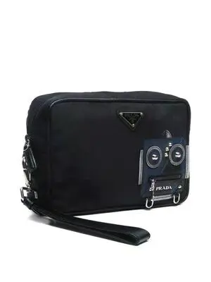 Prada 2010s Robot-motif Clutch Bag