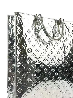 LOUIS VUITTON 2009 Sac Plat Handbag - Silver