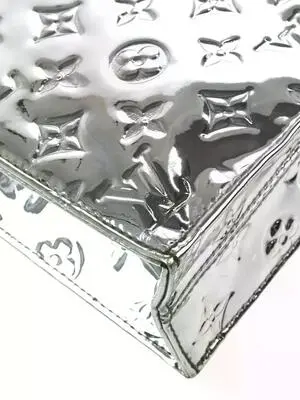 LOUIS VUITTON 2009 Sac Plat Handbag - Silver