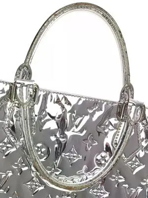 LOUIS VUITTON 2009 Sac Plat Handbag - Silver