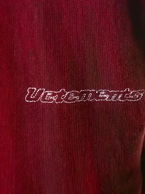 Vetements Elasticated Waistband Pocket Trousers - Red