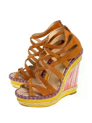 CHRISTIAN LOUBOUTIN 100mm Leather Heeled Sandals