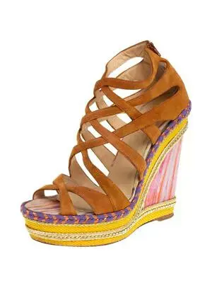 CHRISTIAN LOUBOUTIN 100mm Leather Heeled Sandals