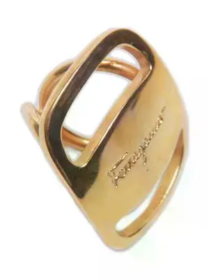 FERRAGAMO 2000s Logo Scarf Ring