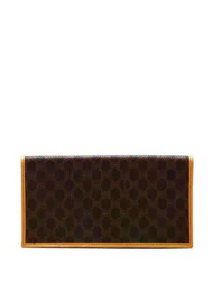 Celine 1990s Macadam Long Wallet - Brown