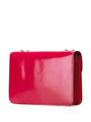 Gucci 2000-2015 Medium Patent Dollar Interlocking G Crossbody Bag