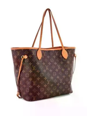 LOUIS VUITTON Neverfull Mm Monogram Canvas Tote Bag - Brown