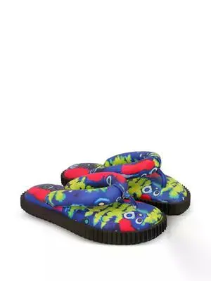 Moschino Tie-dye Padded Flip-flops