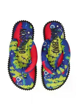 Moschino Tie-dye Padded Flip-flops