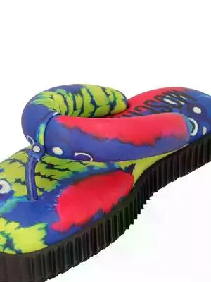 Moschino Tie-dye Padded Flip-flops
