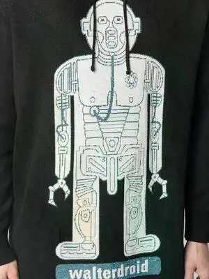 WALTER VAN BEIRENDONCK Walterdroid Knitted Hoodie