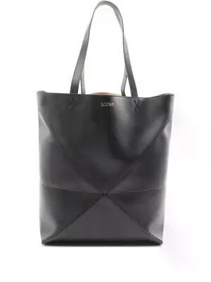 Loewe Puzzle Fold Xl Tote Bag - Black