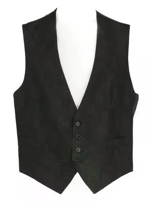 ROMEO GIGLI 1990s Patterned Waistcoat