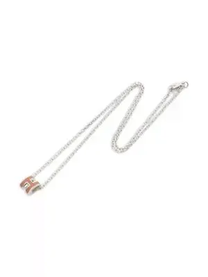 Hermès 2010s Mini Pop H Necklace - Silver