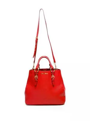 Miu Miu Leather Tote Bag