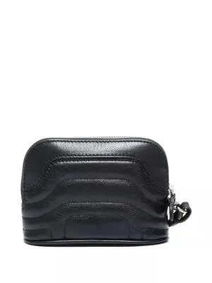 Celine 2000s Triomphe Quilted Leather Pouch