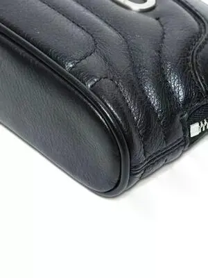 Celine 2000s Triomphe Quilted Leather Pouch