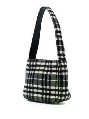 Burberry Vintage Check Wool Shoulder Bag