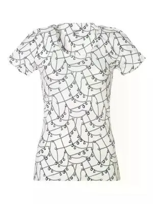 Hermès 2000s Chain-print T-shirt