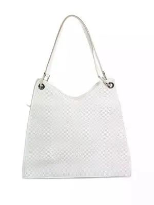 LANCEL Drawstring Leather Tote Bag