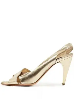 Louis Vuitton Metallic Sandals For Women