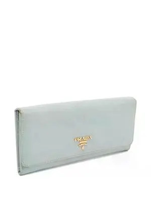 Prada Leather Logo Wallet