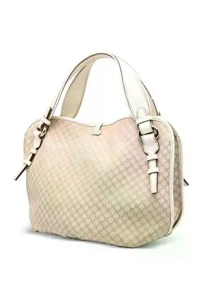 Celine 2007 Macadam Canvas Bittersweet Hobo Bag