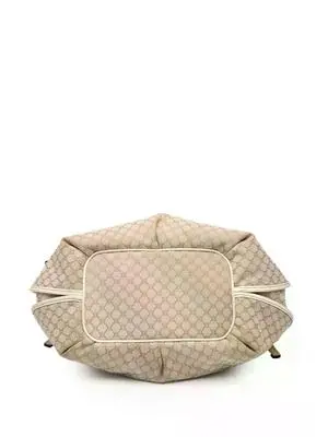 Celine 2007 Macadam Canvas Bittersweet Hobo Bag