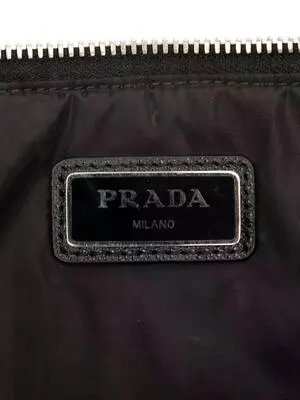 Prada Tessuto Soft Zip Clutch Bag