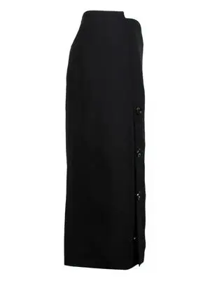 JOSEPH Buttoned Midi Skirt