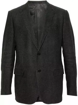 Gucci 2000s Elbow-patch Notched Lapels Blazer