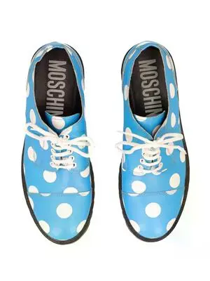 Moschino Polka-dot Print Derby Shoes