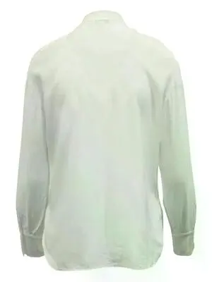 Vince Mandarin-collar Long-sleeve Shirt