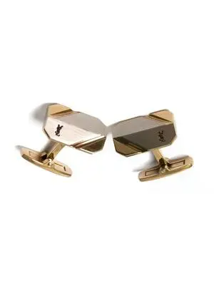 Saint Laurent 1990s Cassandre-logo Cufflinks